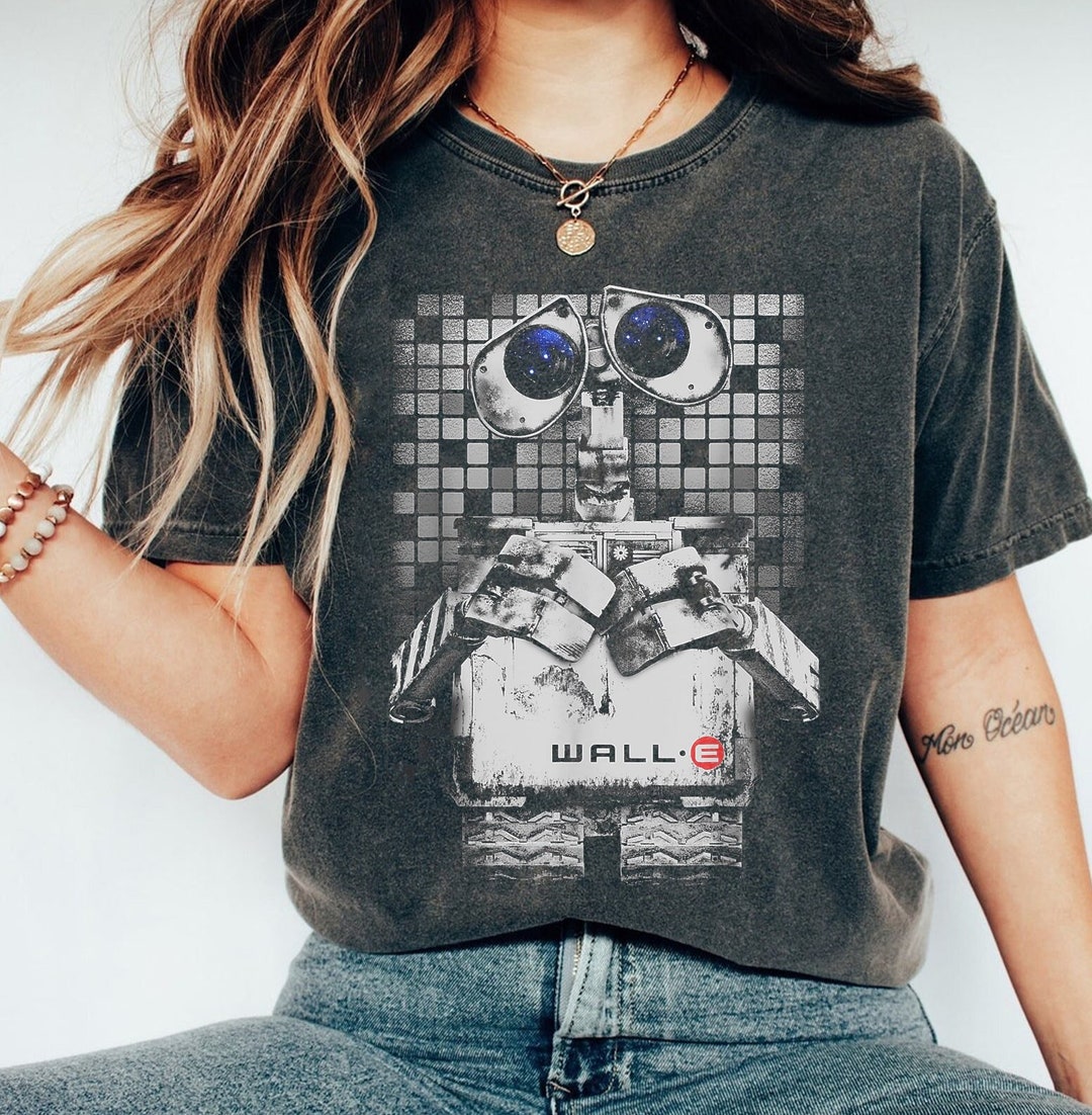 Vintage Wall-e Galaxy Shirt, Disney Pixar Wall-e, Wall E Cartoon Shirt ...