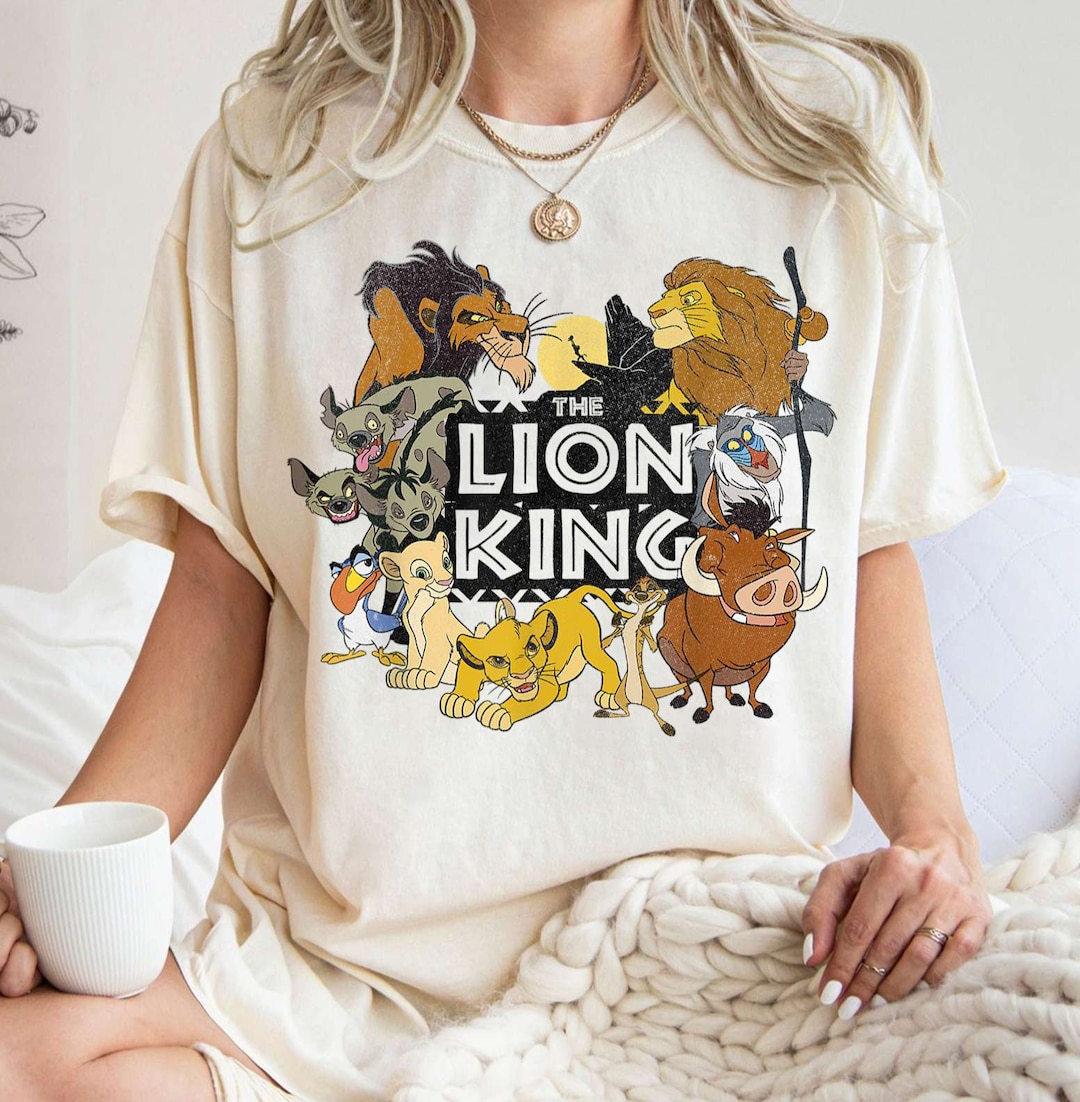 Vintage Lion King Character Shirt Lion King Disney Shirt - Etsy