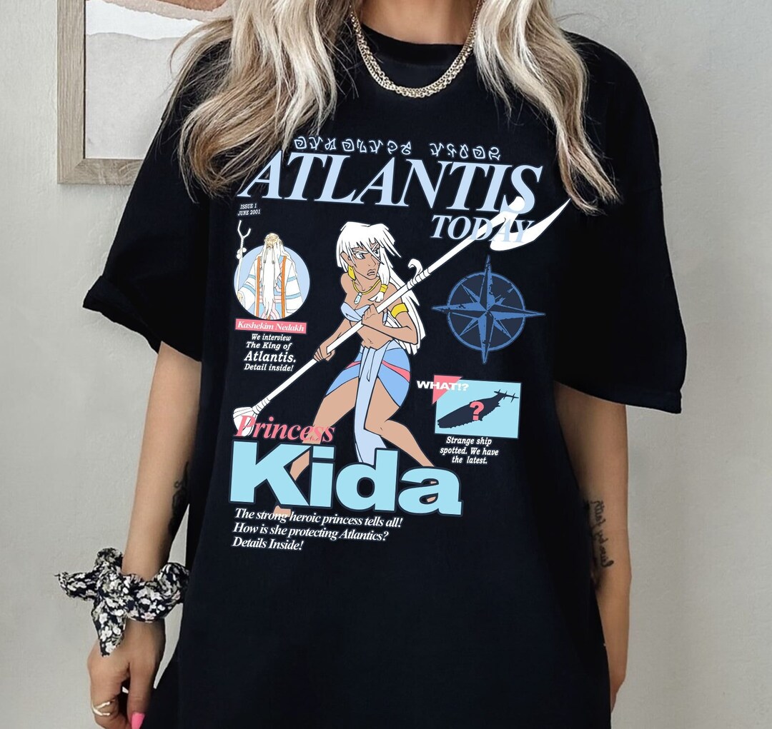 Vintage Disney Atlantis Shirt Kida Magazine Cover Shirt - Etsy