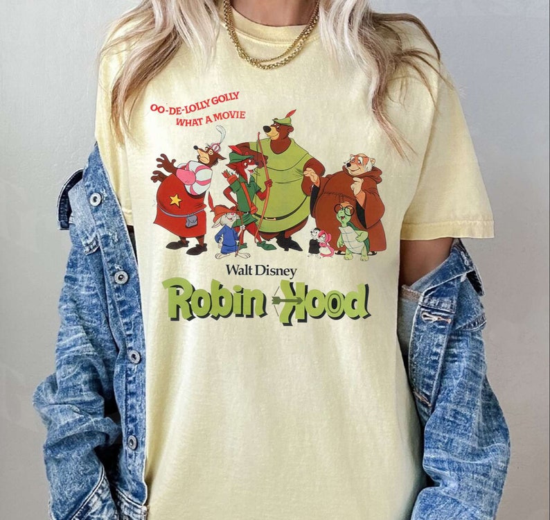 Vintage Robin Hood Disney Character Shirt Skippy Little John - Etsy Vintage Robin Hood Disney Character Shirt Skippy Little John - Etsy