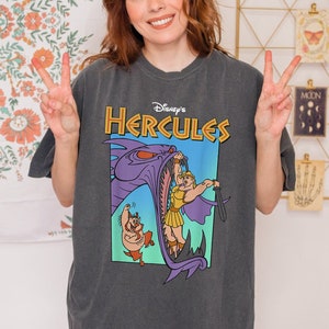Vintage Hercules and Phil Disney Shirt, Hercules Shirt, Disney Hercules ...