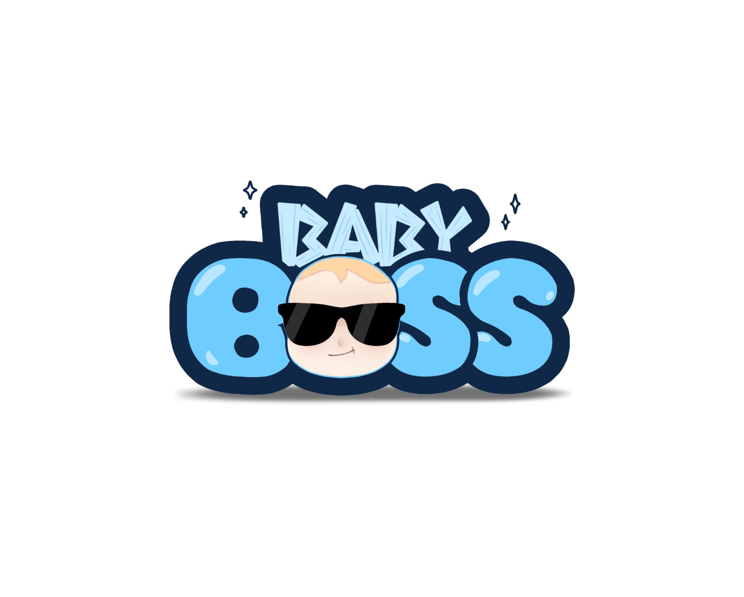 Cute Baby Boss Kawaii Clip Art Image Transparent Png File - Etsy