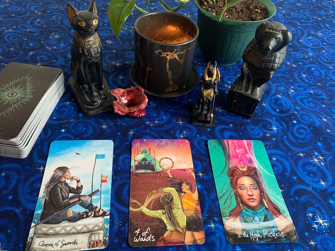 Three Card Tarot Oracle Spreads - Etsy