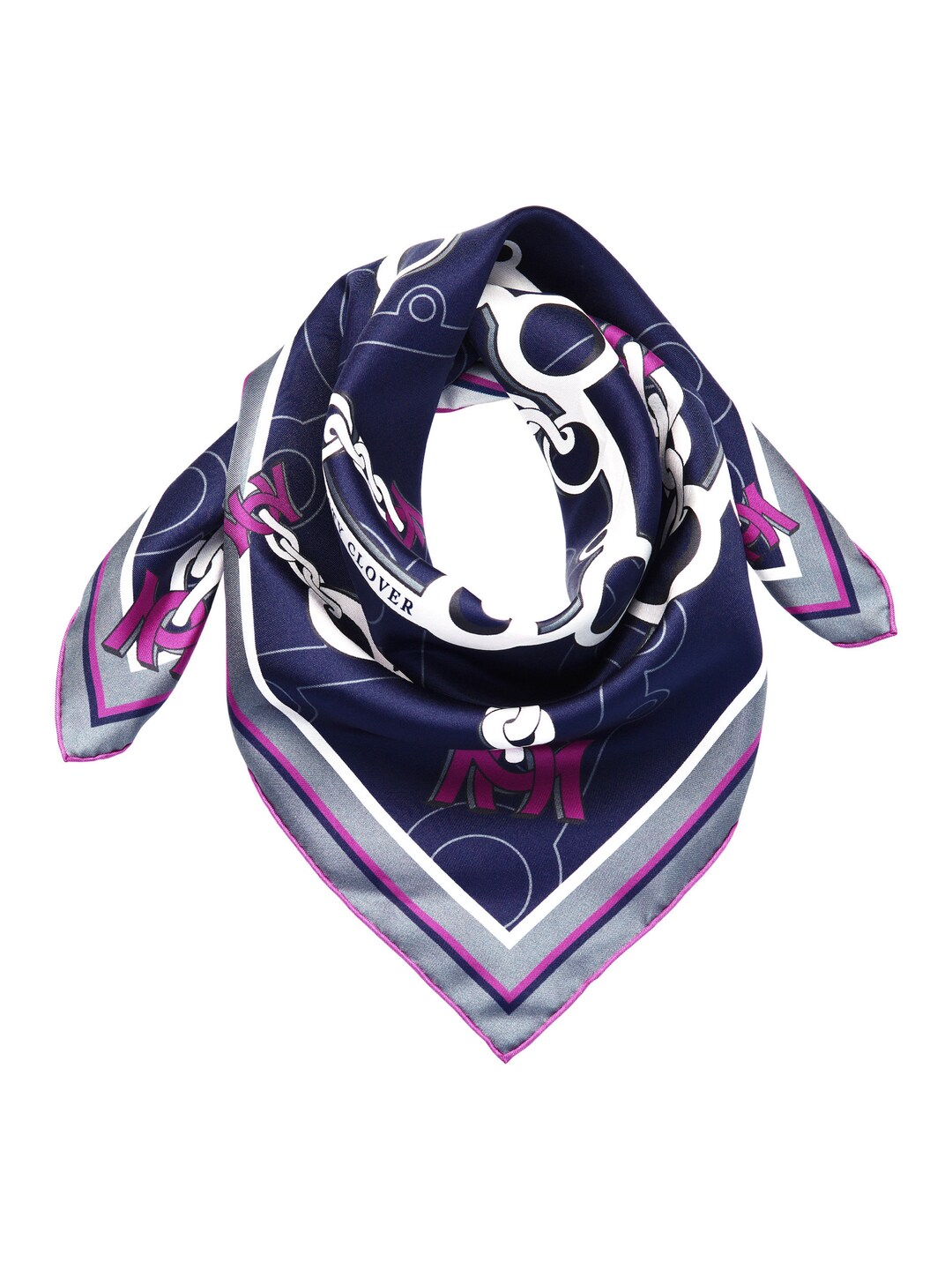 Silk Square Scarf (MC Chain Print) - Etsy