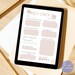 Pink Digital Daily Planner, Colorful Printable Daily Planner Bundle ...