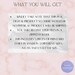 Pink Digital Daily Planner, Colorful Printable Daily Planner Bundle ...
