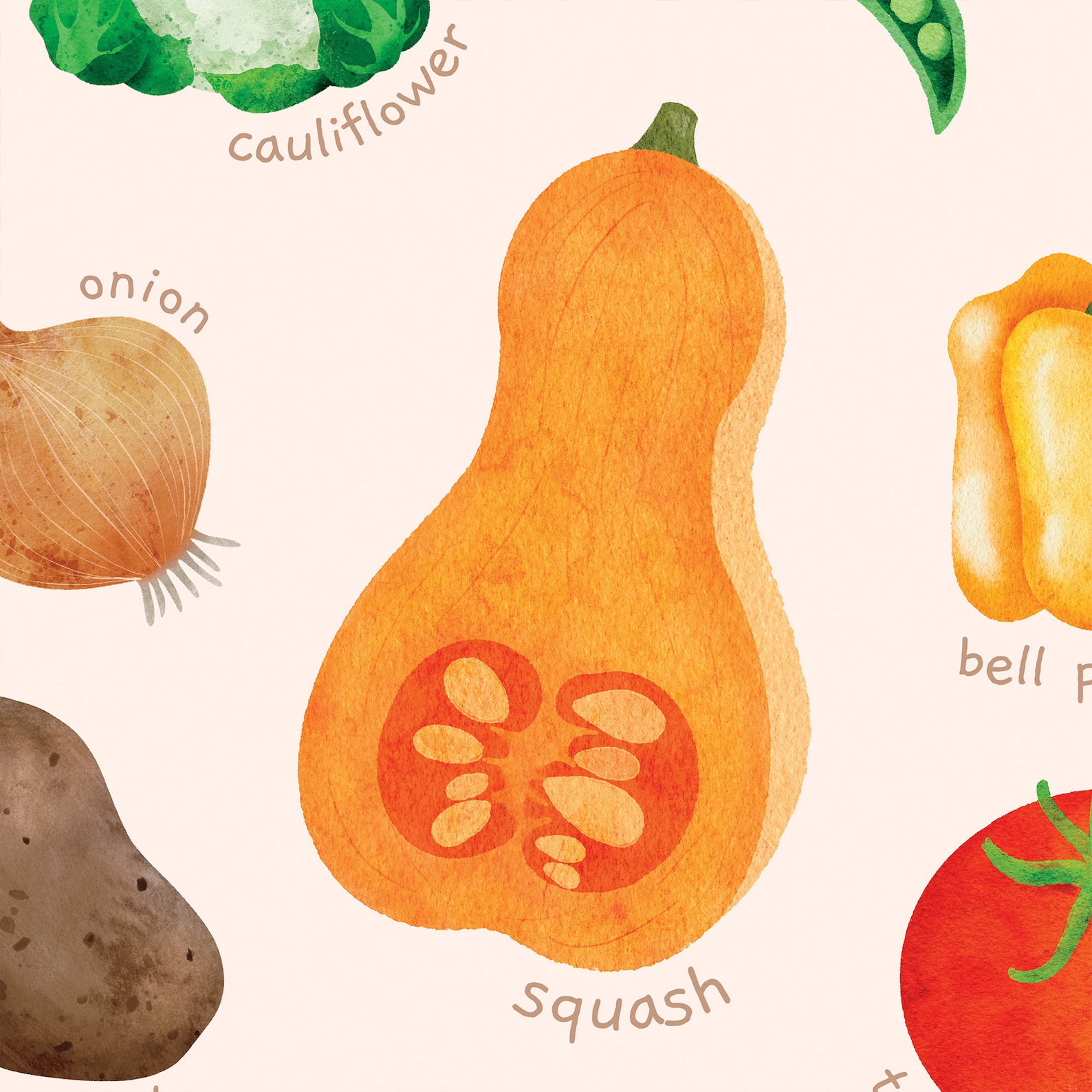 Food & Kitchen Educational Posters Set of 8 Printable Montessori ...