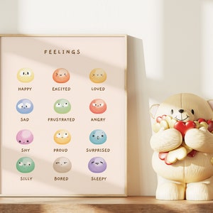 Pastel Educational Posters Set of 8 Montessori Prints Watercolor Kid ...