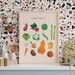 Fruits Vegetables Educational Posters | Set of 2 Watercolor Montessori ...