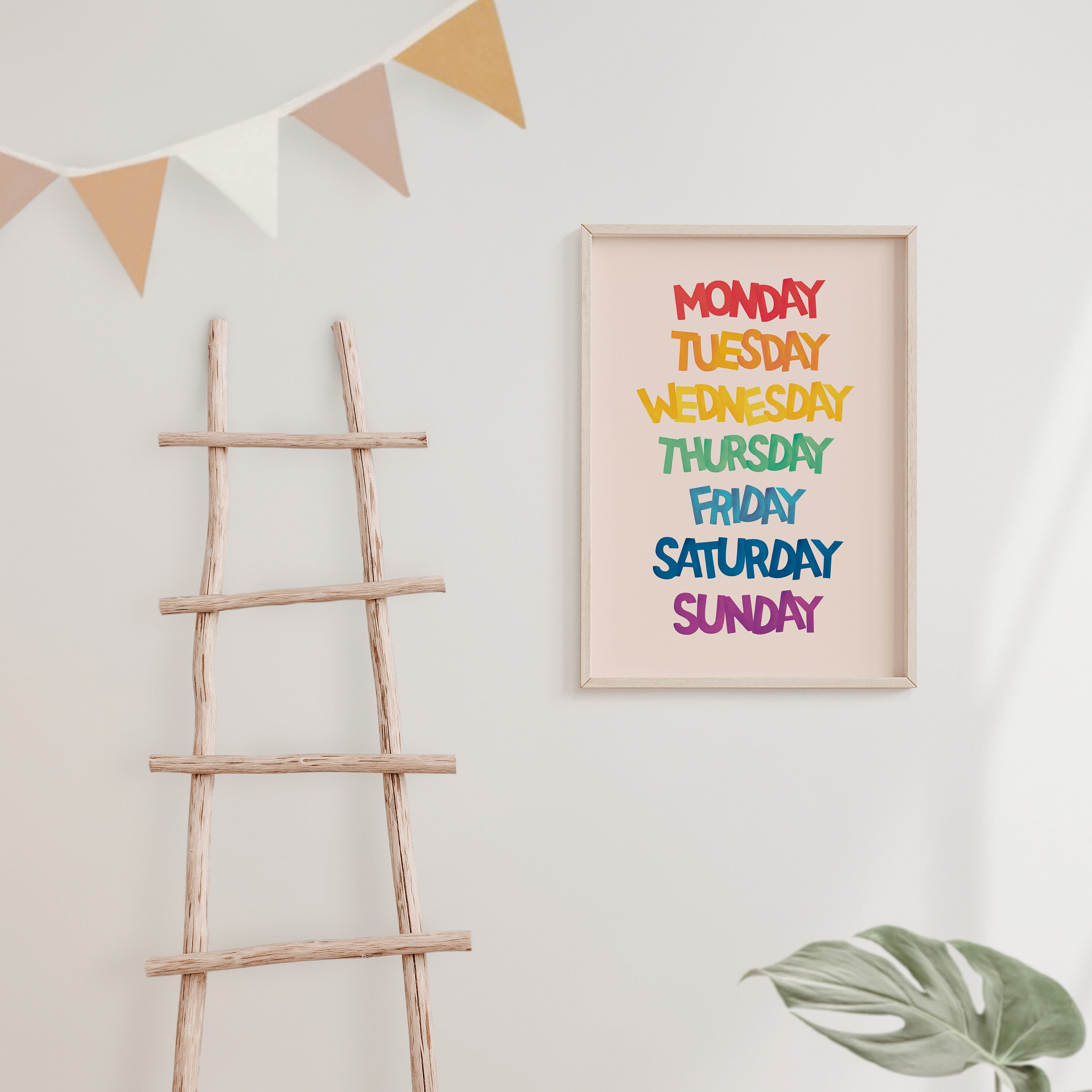 Weekdays Months & Seasons Educational Posters Set of 3 - Etsy