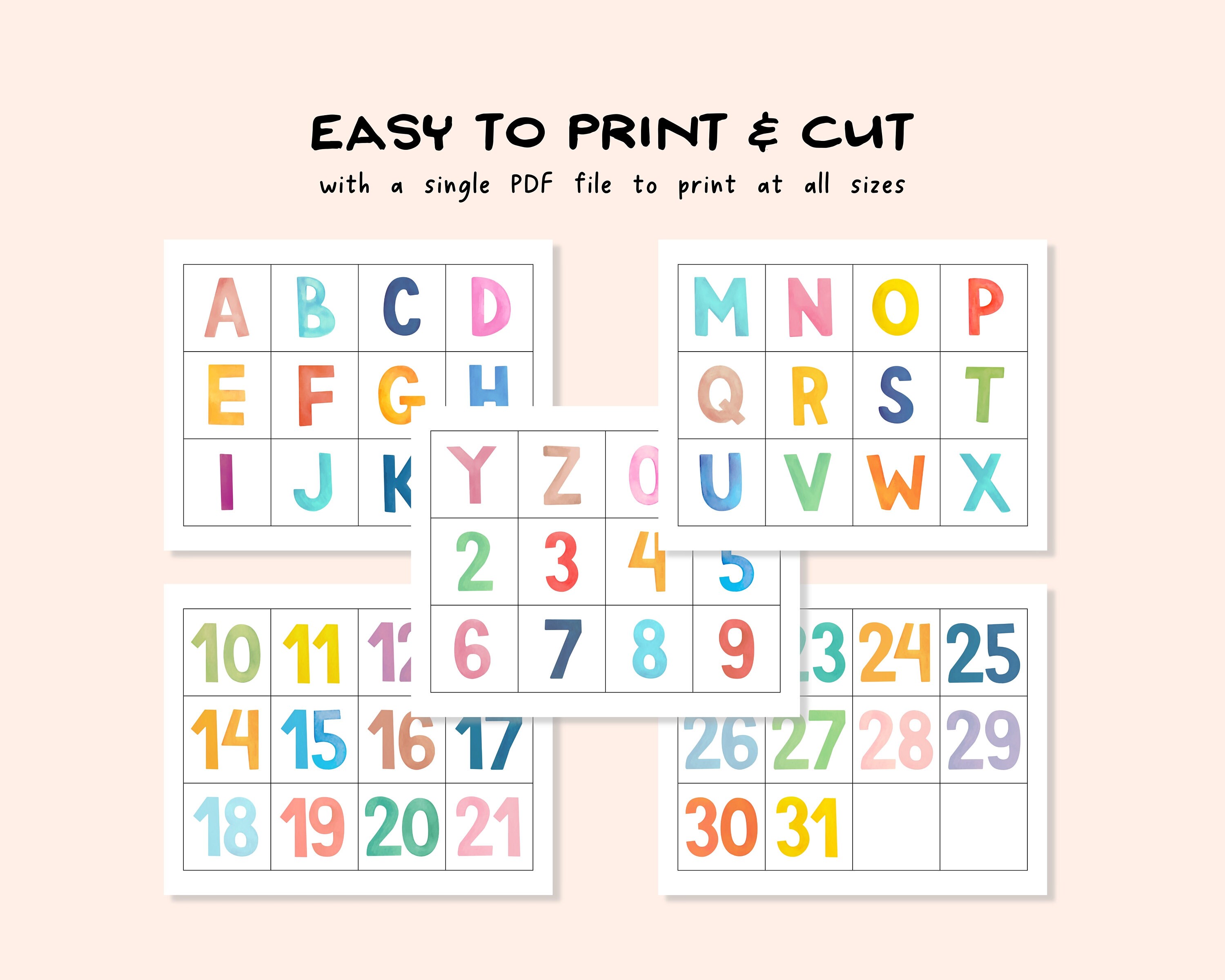 Rainbow Morning Routine Board Educational Print Watercolor Nursery ...