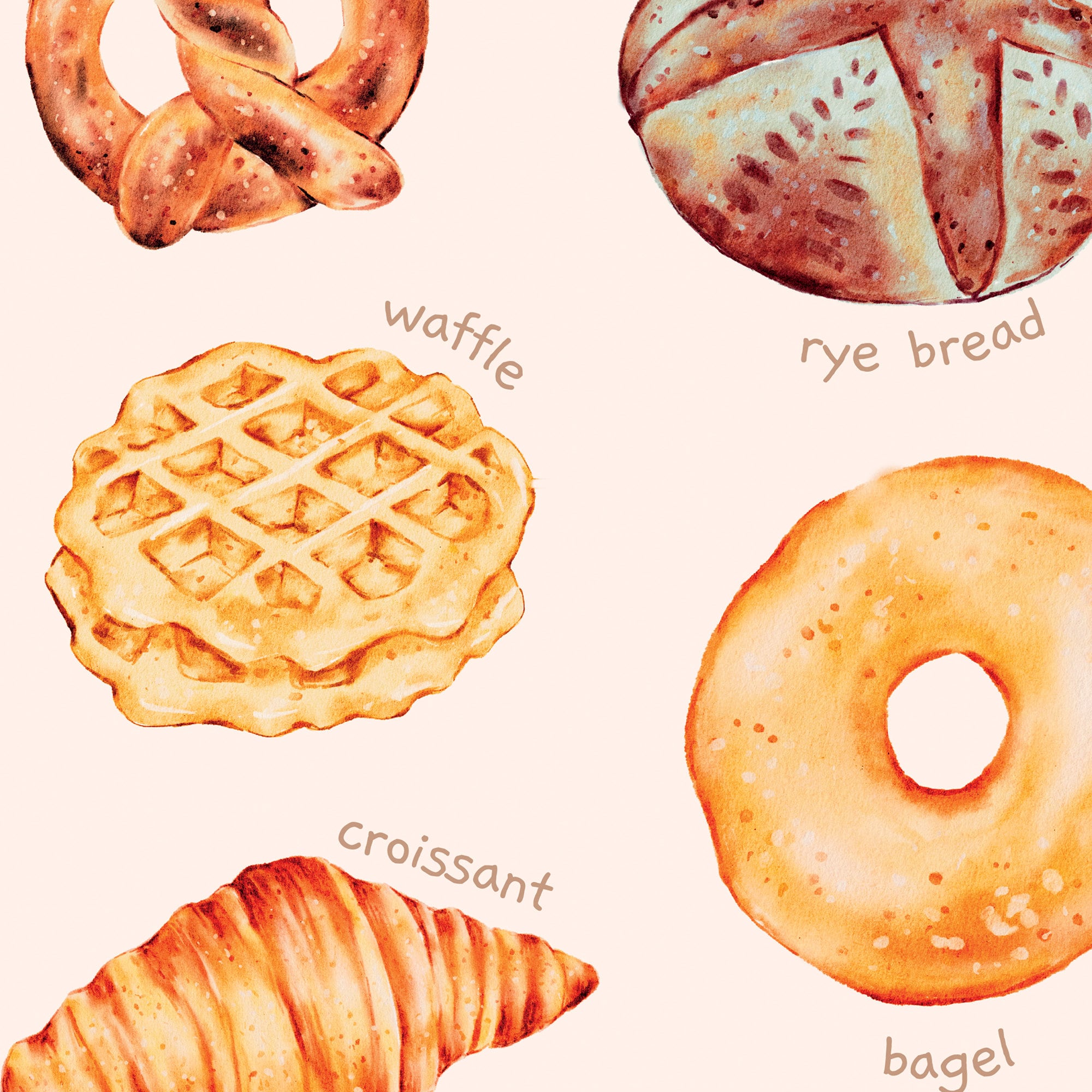 Food & Kitchen Educational Posters Set of 8 Printable Montessori ...