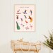 Set of 2 Birds Educational Posters Montessori Wild Exotic Animals ...