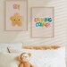 Calm Corner Educational Posters Set of 8 Rainbow Printable Toddler Room ...