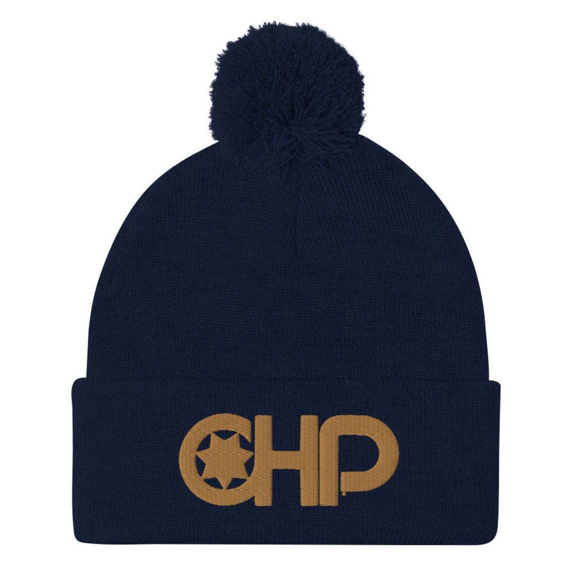 CHP California Highway Patrol Badge Pom-pom Beanie - Etsy