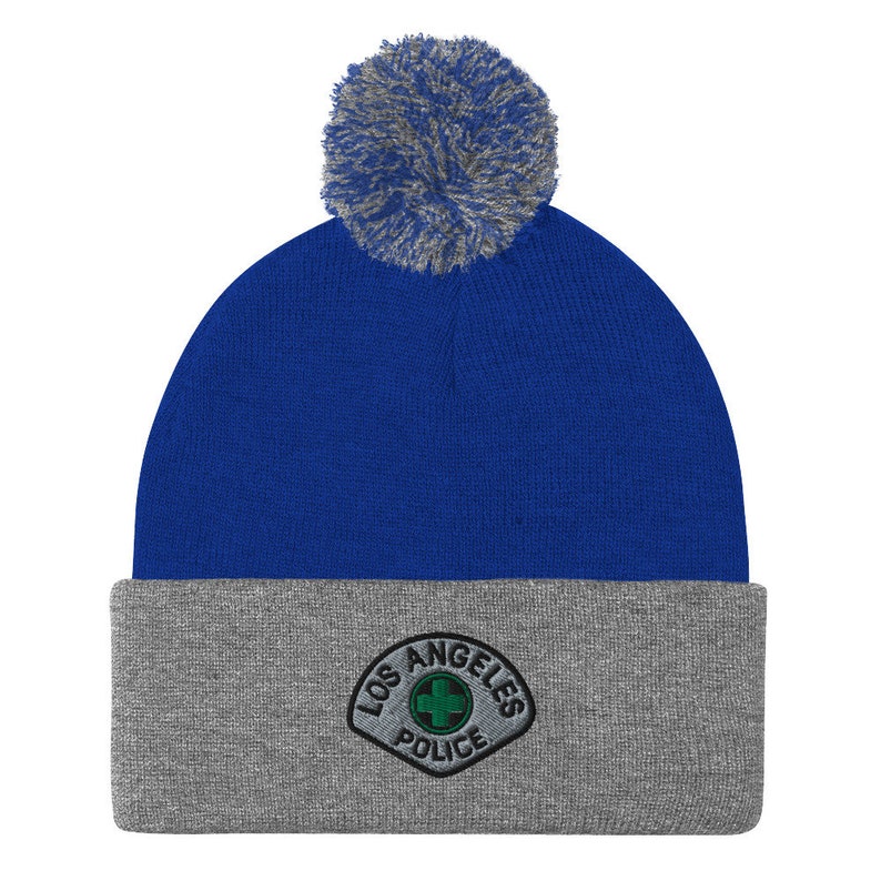 LAPD Los Angeles Police Department Patch Logo Embroidered Pom-pom ...