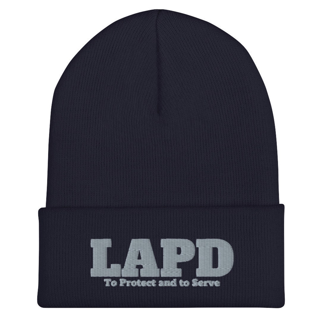 LAPD Motto "to Protect and to Serve" Cuffed Beanie - Etsy