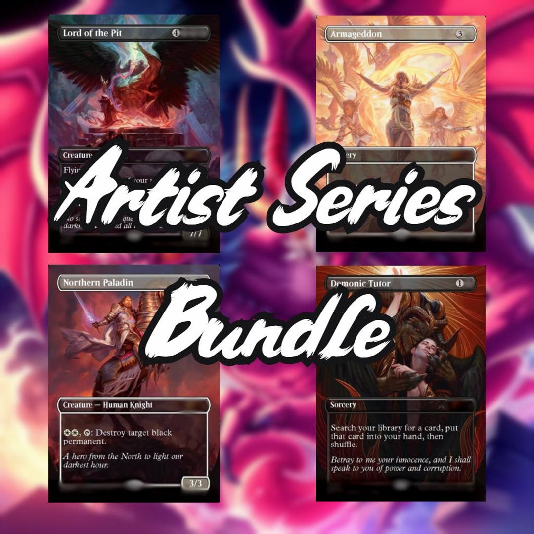 Demonic Tutor Artist Series Bundle [proxy/orica] - Etsy