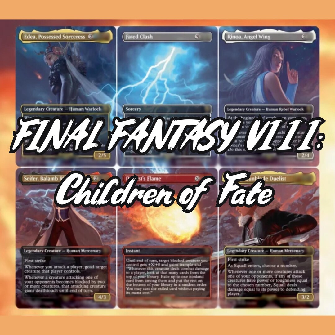 FF VIII: Children of Fate Bundle [proxy/orica] - Etsy