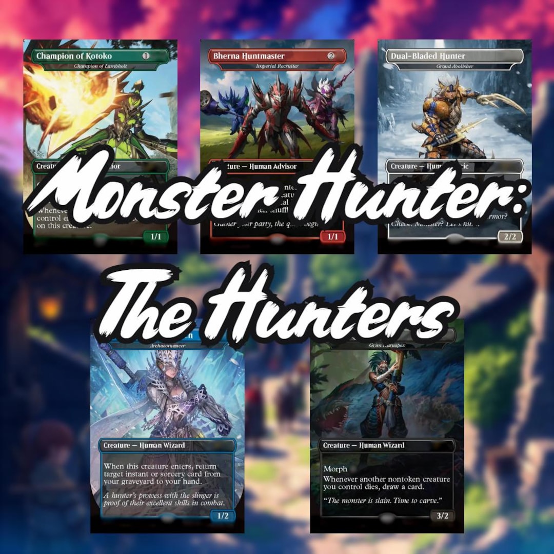 Monster Hunter: the Hunters Bundle [proxy/orica] - Etsy
