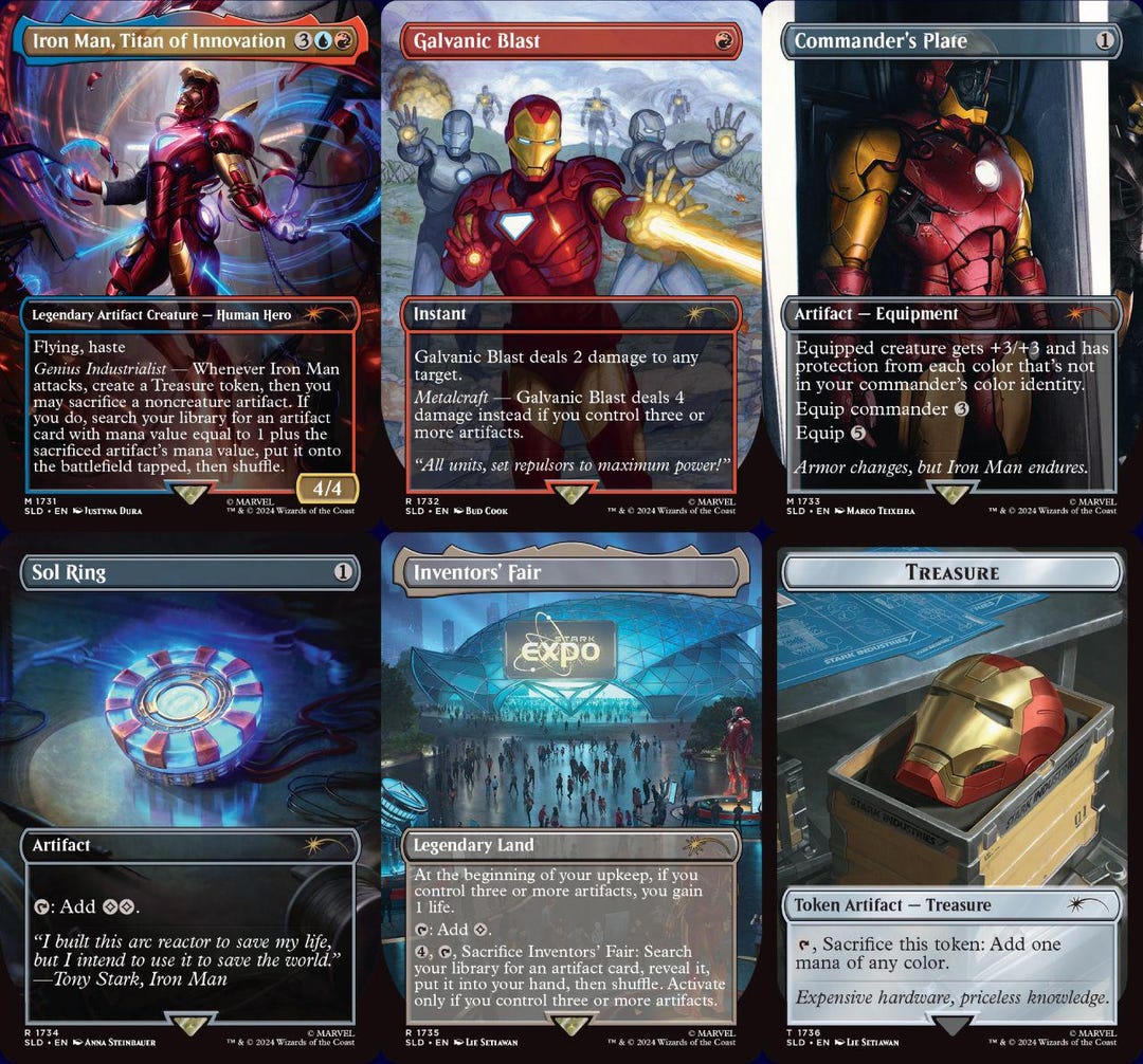 Iron Man Bundle foiled Proxy/orica - Etsy