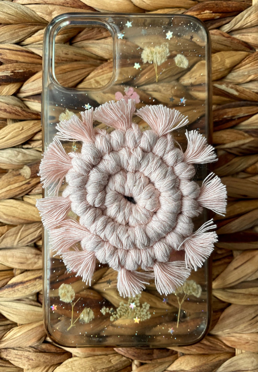 Macramé Phone Grip Holders - Etsy