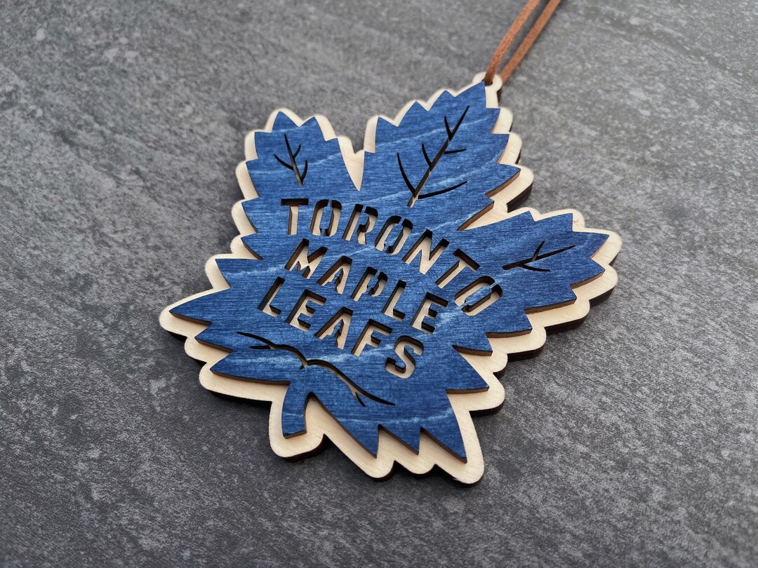 Toronto Maple Leafs Wood Ornament - Etsy Canada