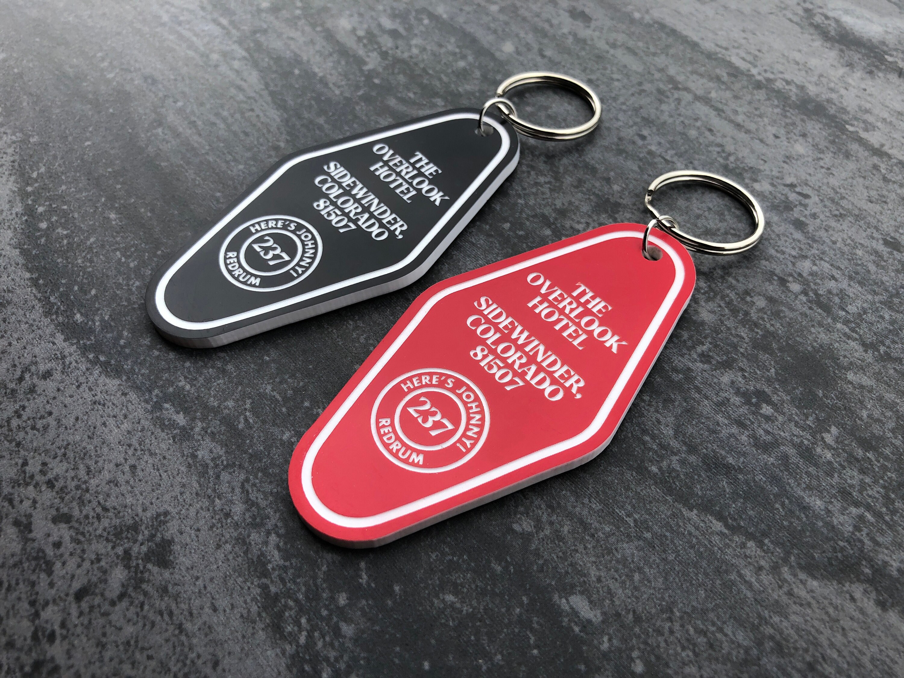 The Shining Keychain the Overlook Hotel - Etsy