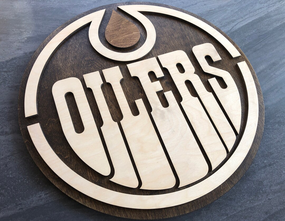 Edmonton Oilers Wood Sign - Etsy