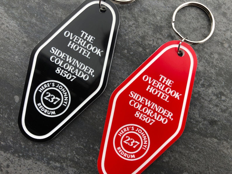 The Shining Keychain the Overlook Hotel - Etsy