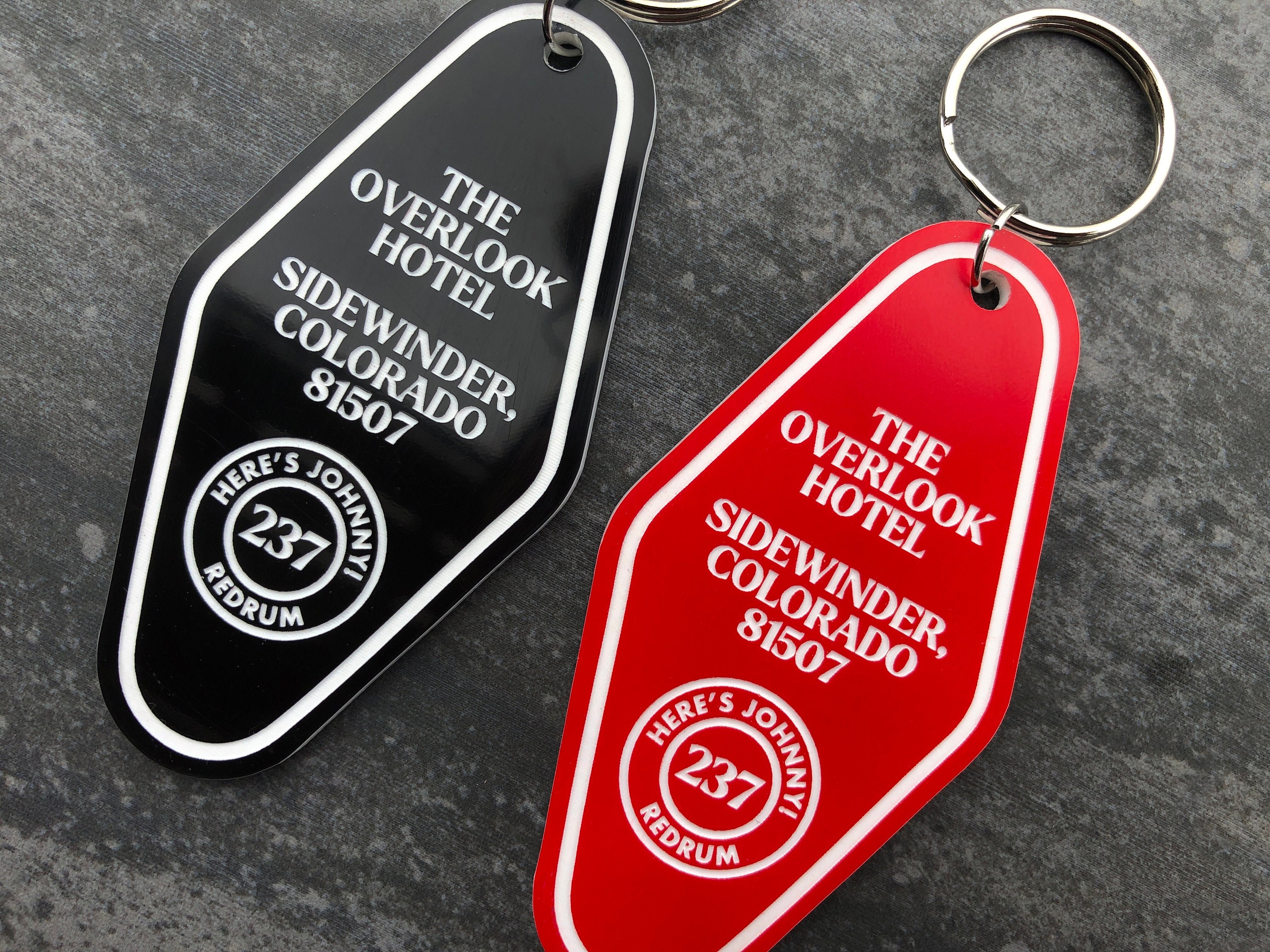 The Shining Keychain the Overlook Hotel - Etsy
