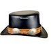 Leather Top Hat Conchos Band Style - Rocker Style Black Top Hat ...
