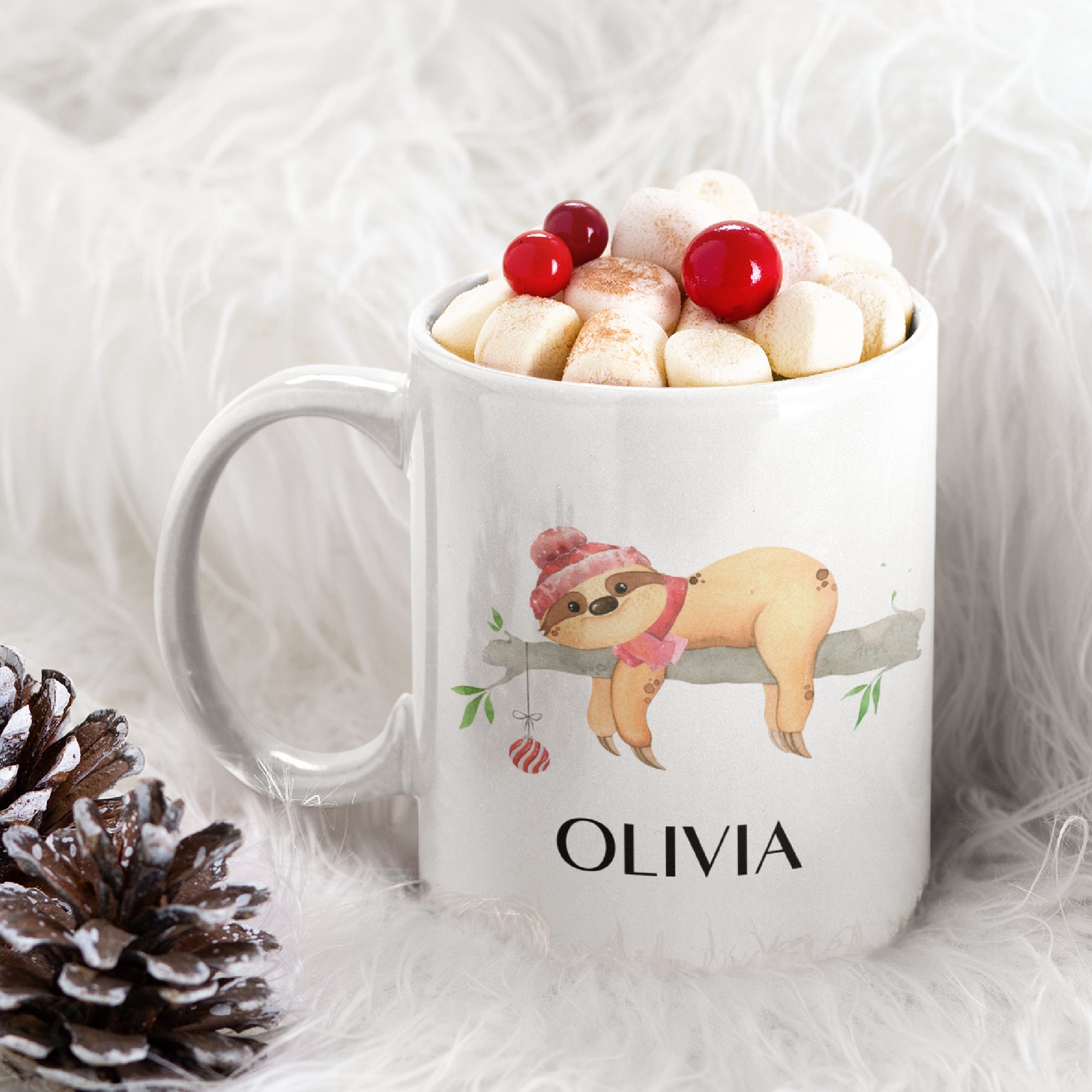 Sloth Mug Sloth Gifts for Her Sloth Coffee Mug Sloth Lover Gift Cute ...