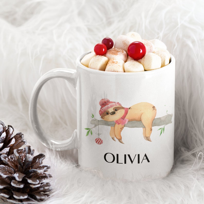 Sloth Mug Sloth Gifts for Her Sloth Coffee Mug Sloth Lover Gift Cute ...