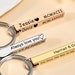 Personalized Keychain Metal Engraved Keychain Engraved Key Chain Custom ...
