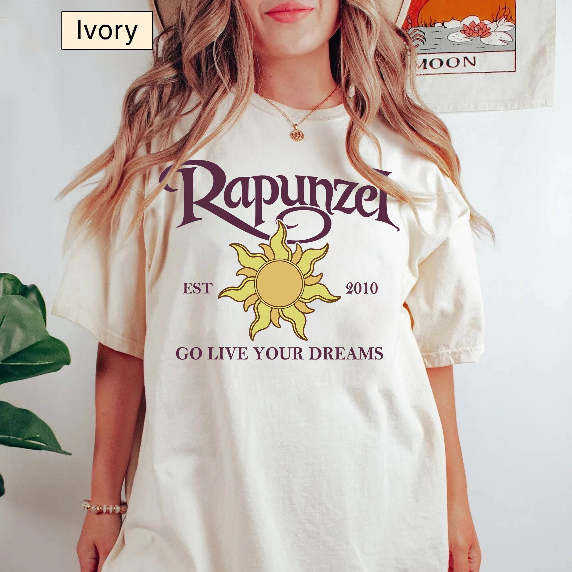 Tangled Rapunzel Est 2010 Comfort Colors Shirt, Disney Rapunzel Floral ...