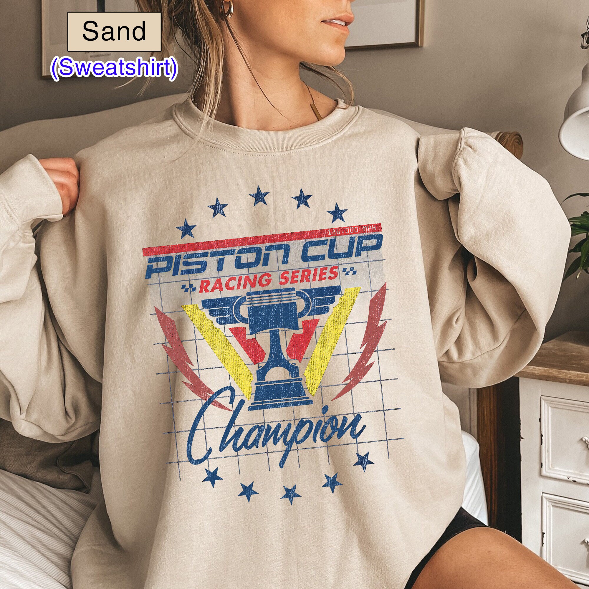 Disney Pixar Cars 3 Piston Cup Series Champ Vintage Shirt, Disney Pixar ...