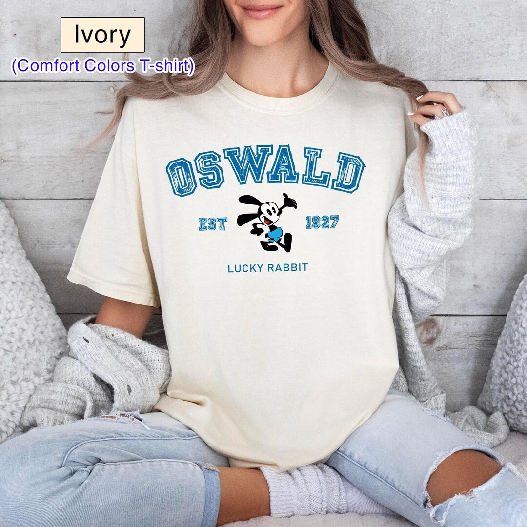 Oswald Est 1927 Disney Shirt, Disney Oswald the Lucky Rabbit Vintage ...