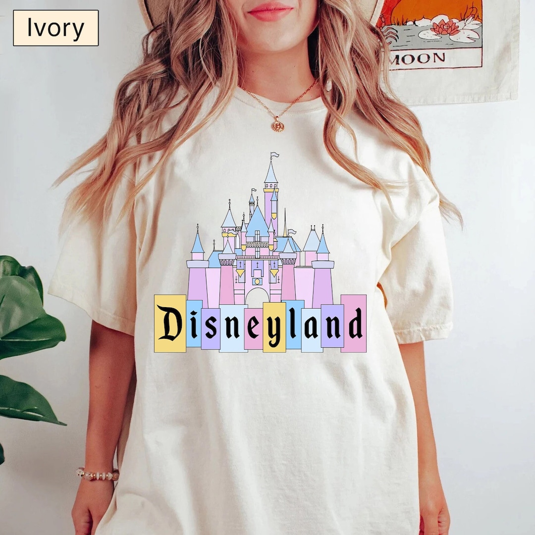 Comfort Colors® Colorful Castle Shirt, Disney Castle T-shirt ...