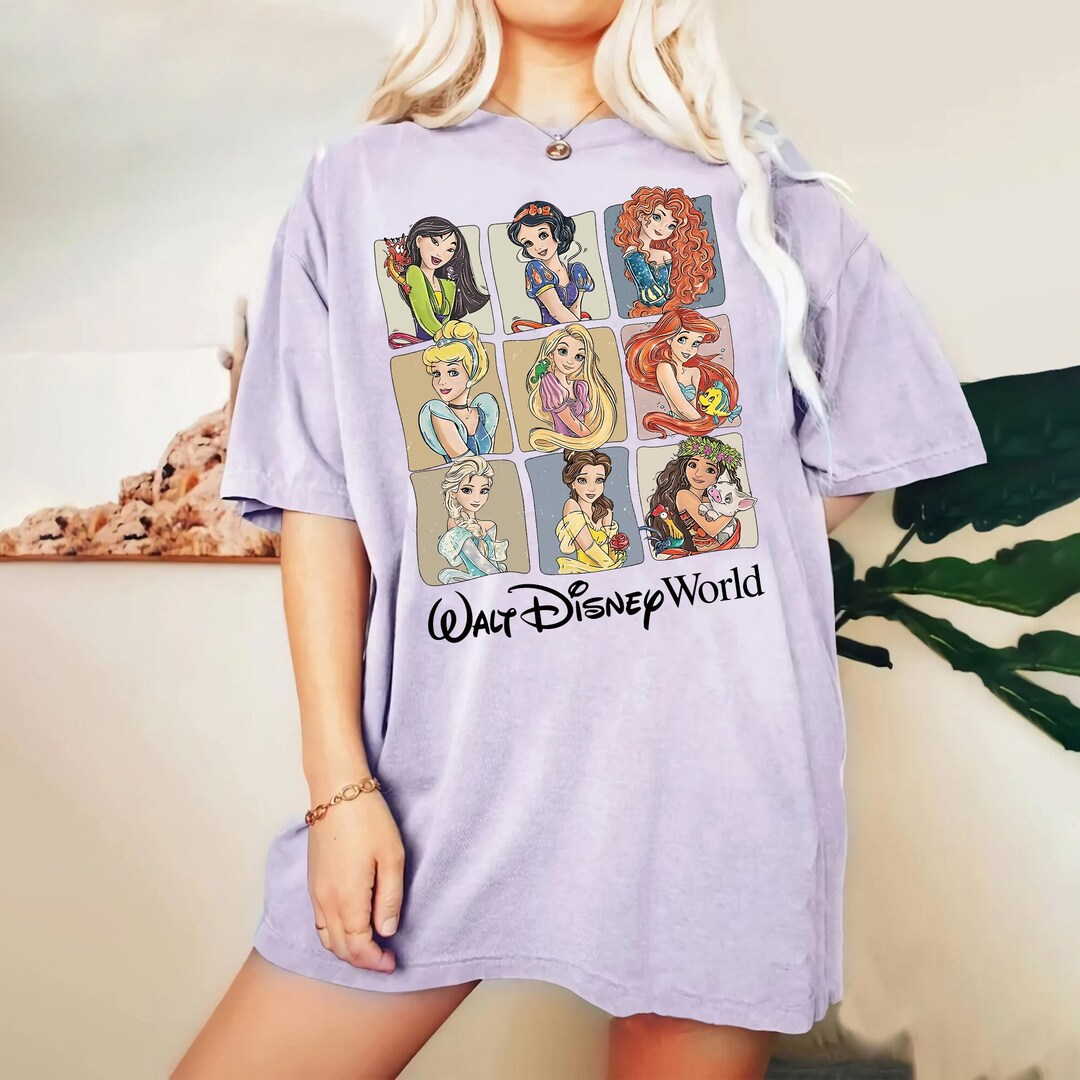 Princesses Group Disney Shirt, Disney Princess Shirt, Women Disney Vacation Shirt, Princess ...