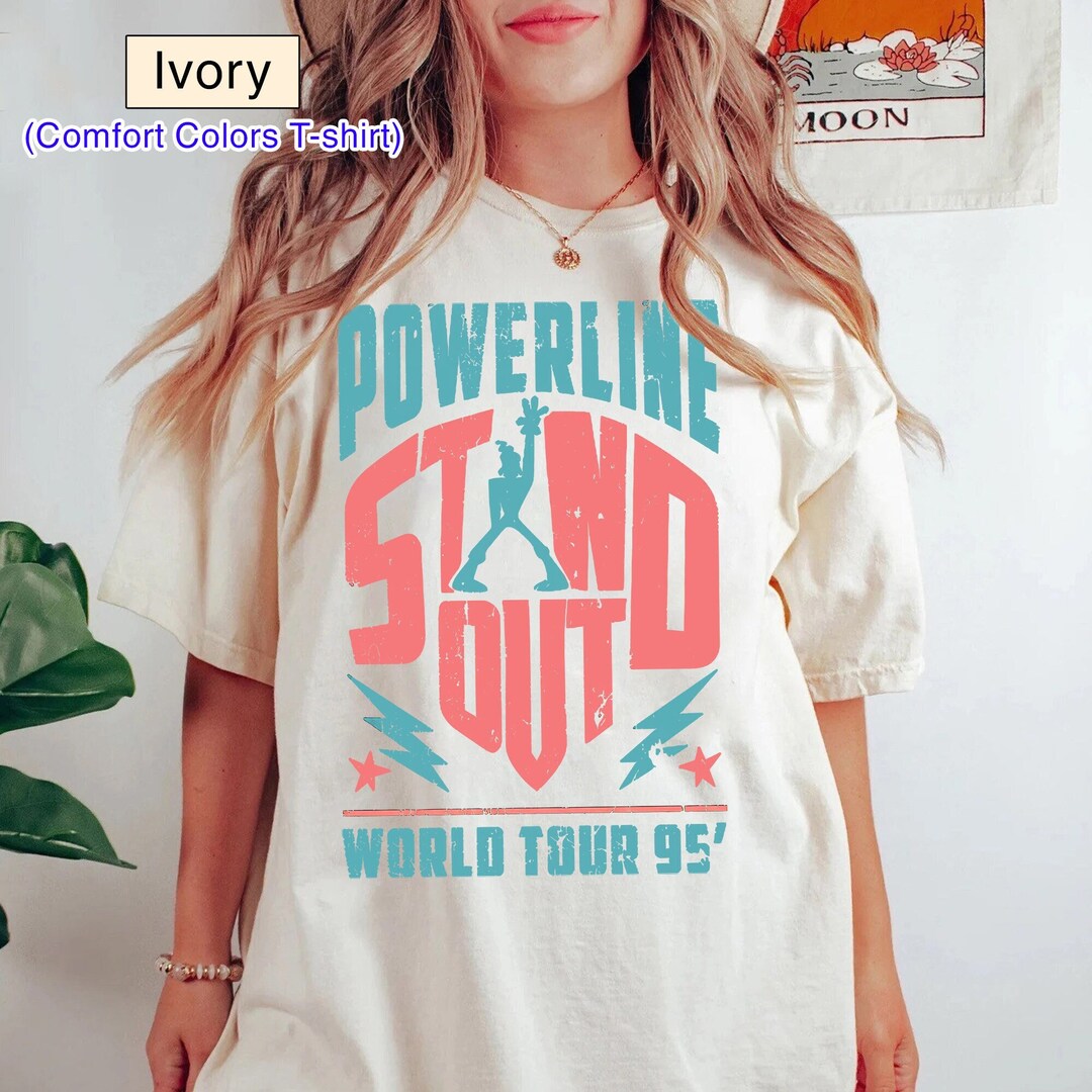 Retro Disney Powerline Shirt, Powerline Stand Out Tour Shirt, Powerline ...