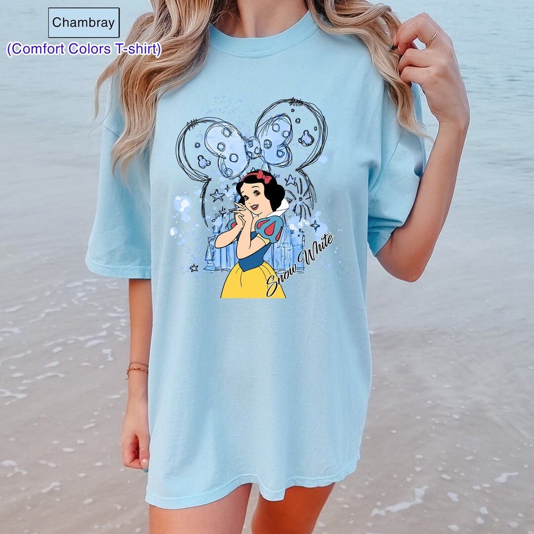 Disney Snow White Water Color Shirt, Disney Character Shirts, Vintage ...