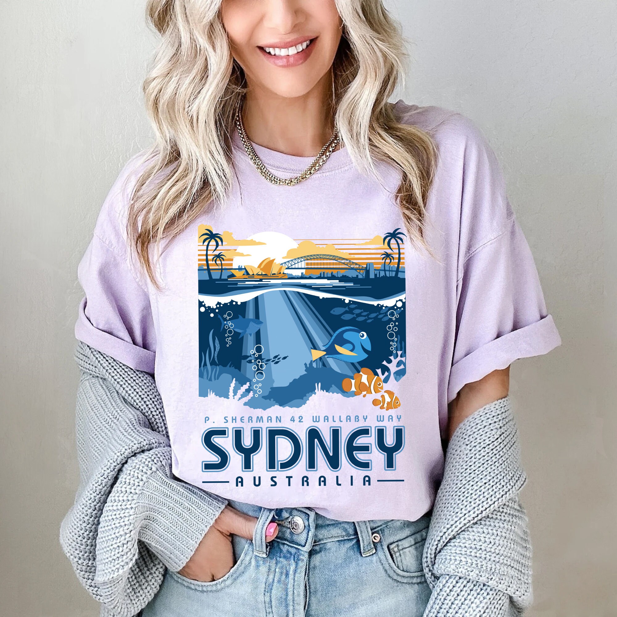 Disney Pixar Finding Nemo Sydney Australia Shirt Disney - Etsy