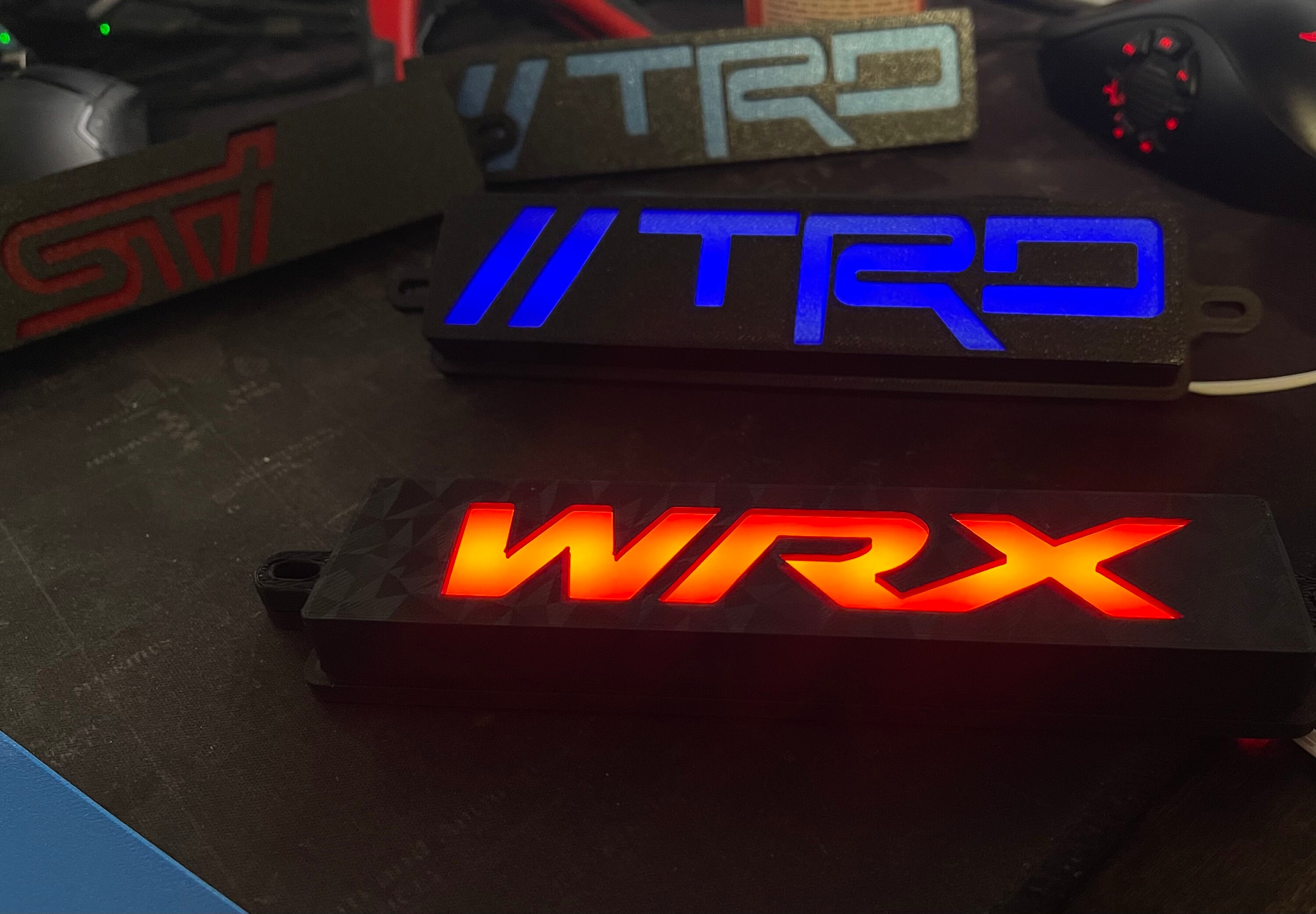 WRX Custom LED Grill Badge WRX Sti Rgb - Etsy Canada