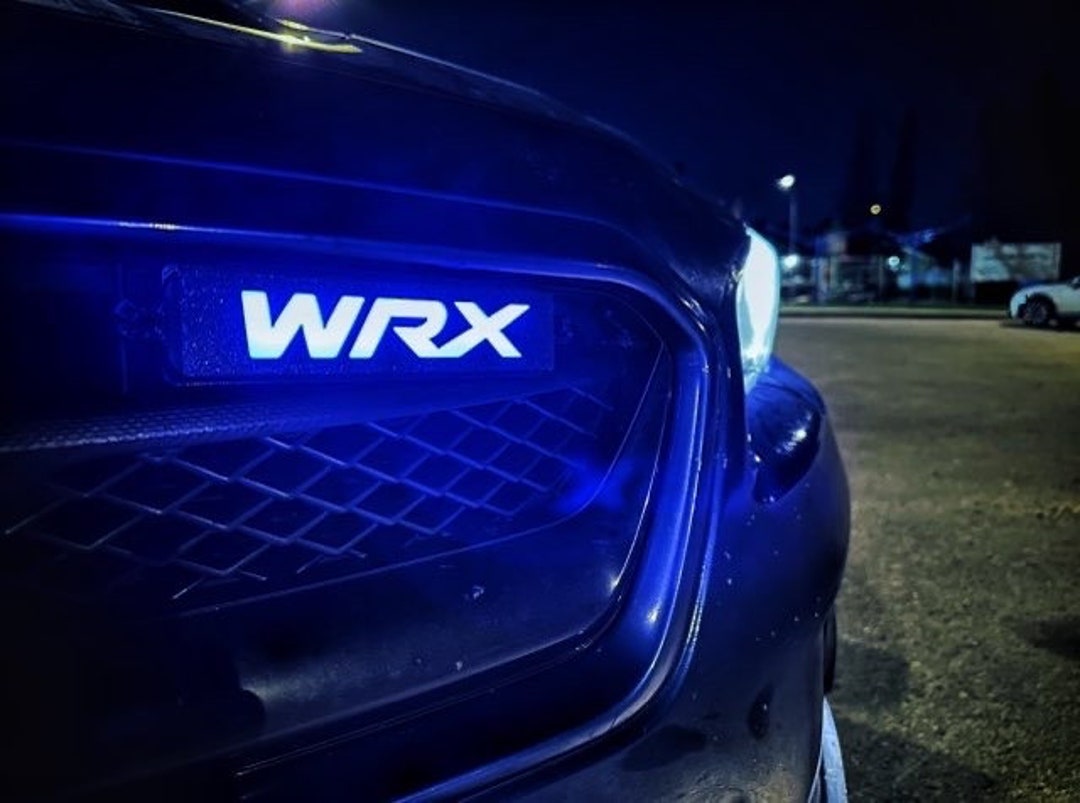 WRX Custom LED Grill Badge WRX Sti Rgb - Etsy