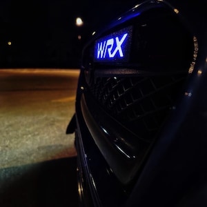 WRX Custom LED Grill Badge WRX Sti Rgb - Etsy Canada
