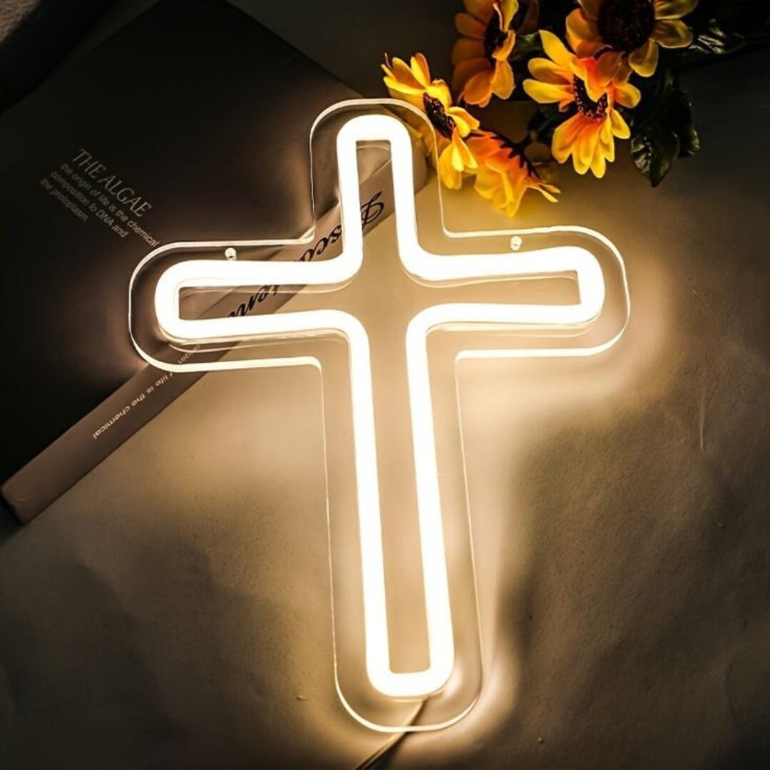 Jesus Cros Neon Sign Best Gift for Friends and Family - Etsy