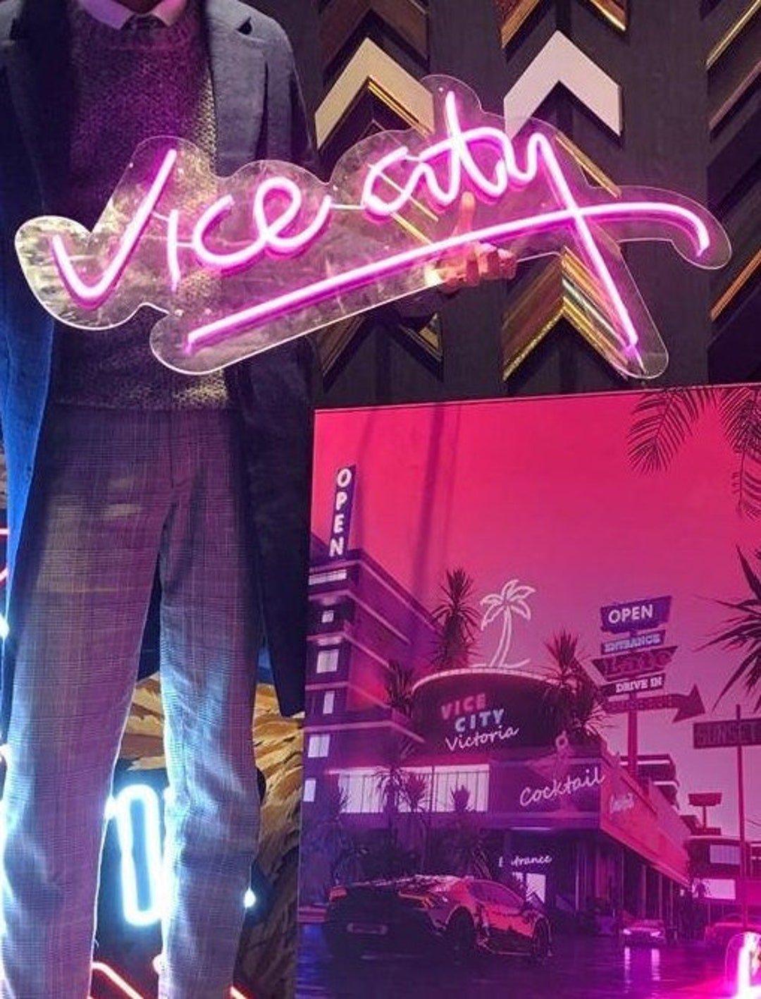 Handmade VC Game Logo Neon Sign Cute Gift for Friends - Etsy