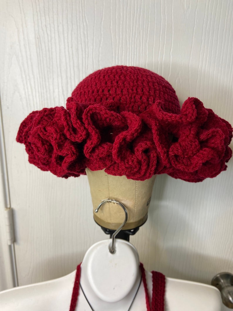 Pattern for Ruffled Bucket Hat (crochet) - Etsy