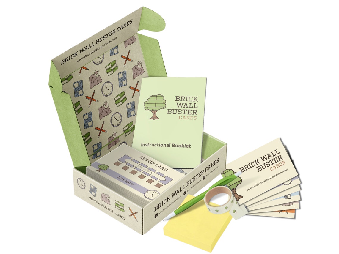 Brick Wall Buster Cards for Genealogy - Etsy